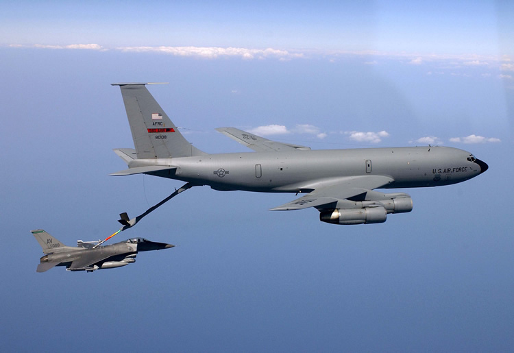 Boeing USAF KC 135 Stratotanker Cargo Aerial Refueling Aircraft