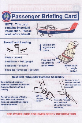 AIRLINE SAFETY CARDS FROM AIRLINES WORLDWIDE