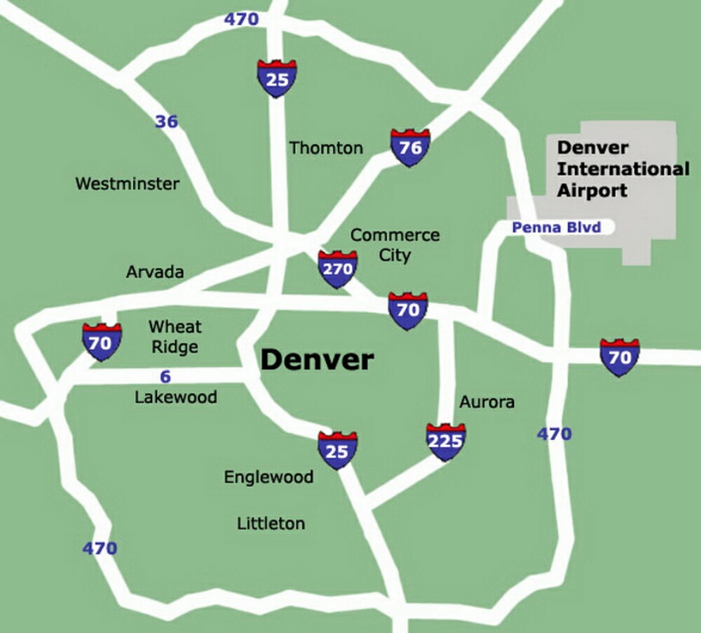 Denver Airport Map Denver Airport Map
