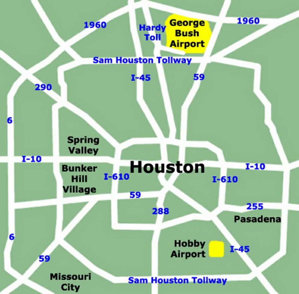 Airport Terminal Map Houston airport map jpg Airport Terminal Map Houston airport map jpg